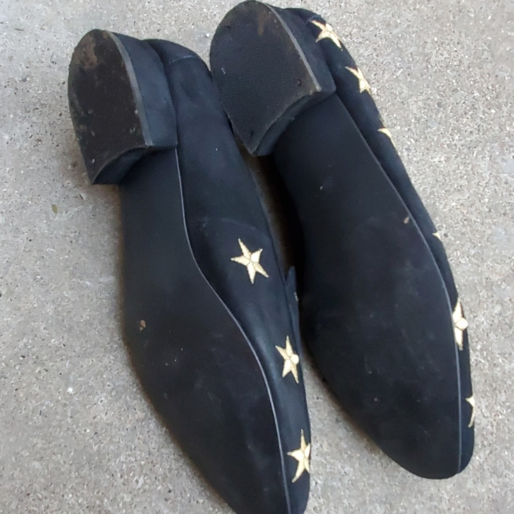 Quaker Factory Star Embroidered Driving Shoes - Gem
